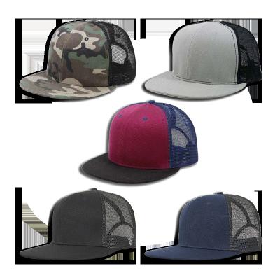 China Custom Embroidered Camo Snapback Hat 56-58cm Washed Cotton Adjustable Baseball Cap for sale