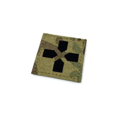 China Custom Reflective Cross Medic Patch Multicam Tactical Embroidered Patch 50pcs Minimum for sale