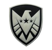 China Custom PVC Tactical Patch with Velcro Backing for Military Uniforms 3D Molded for sale