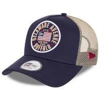 China Custom 3D Embroidery Patch Trucker Cap Washed Cotton Adjustable Snapback 6 Panel for sale