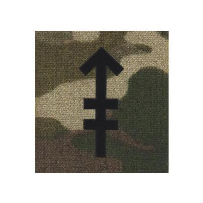 China Custom Camo Fabric IR Patch Twill Infrared Light Machine Gun Patches 50pcs Low MOQ for sale