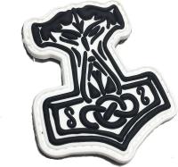 China Custom PVC Morale Patch The Viking Tactical Emblem Durable 3D Rubber Patch for sale