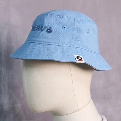 China Plain Blank Cotton Fisherman Bucket Hat Washed Cotton Fabric Durable 100% Cotton for sale