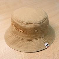 China Washed Cotton Bucket Hats 56-58cm with 3D Embroidery Patch Logo Custom for sale