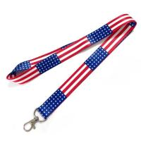 China Custom Nylon Lanyard with Logo Print 100pcs MOQ Promotional ID Badge Holder for sale