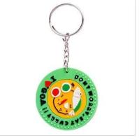 China Custom Soft PVC Rubber Keychain Promotional Gift with PMS Color Custom Size for sale