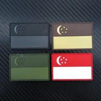 China Custom 3D PVC Patches Non Toxic Skin Friendly Eco Friendly Washable 3D 2D Flat for sale