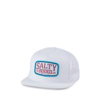 China OEM Custom Snapback Cap Salty Rodeo White Woven Logo Patch 100% Cotton Adjustable Hat for sale