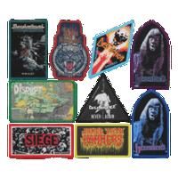 China Custom Embroidered Patches Polyester Thread Iron On Sew On Stick On Backing for sale