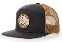 China AWELLS Unisex Cotton Embroidered Logo Baseball Cap High Crown Flat Brim One Size for sale