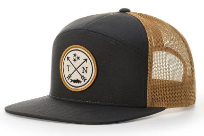 China AWELLS Unisex Cotton Embroidered Logo Baseball Cap High Crown Flat Brim One Size for sale