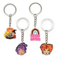 China Custom PVC Key Chain 500pcs MOQ Durable Promotional Souvenir Any Shape Color for sale