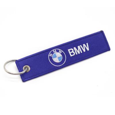 China Embroidered 130x30mm Remove Before Flight Keychain Nylon for sale