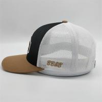 China AWELLS CAP001 Cotton High Profile Cap Curved Visor Embroidered Logo Hat One Size Black for sale
