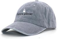 China Custom Embroidered Baseball Cap High Profile Crown Cotton Adjustable 23.6 Inch for sale