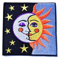 China Custom Embroidered Patches Laser Cut Border Iron On Backing for Hats Garments OEM for sale