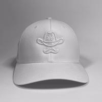 China Cotton 22inch Custom Printed Baseball Cap Pre Curved Brim Adjustable Strap for sale