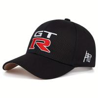 China Baseball Cap Style Embroidered Logo Cap With Adjustable Strap / Curved Visor for sale