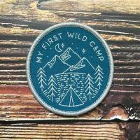 China Polyester Custom Woven Patches With Merrowed Edge - Customized for sale