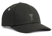 China Embroidered Logo Baseball Cap Black Cotton 6 Eyelets Adjustable Strap Pre Curved Brim for sale
