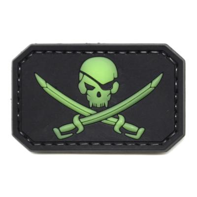 China Custom 4mm Thick PVC Morale Patch Waterproof Durable for Army Military Hats for sale