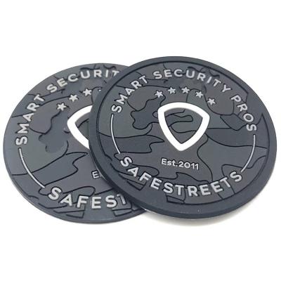 China Custom PVC Morale Patch 4mm Thick Eco Friendly Waterproof Iron On Backing for sale
