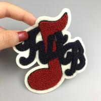 China Customized Shape 25 Chenille Letters And Patches Embroidery for sale