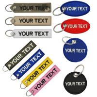 China Innovative Embroidered Key Chains 130*30mm Unleash Your Creativity for sale
