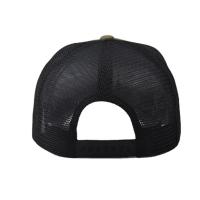 China AWELLS CAP001 Black Embroidered Logo Baseball Cap 6 Eyelets Adjustable Strap Cotton for sale