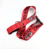 China Custom Logo Printed Polyester Lanyard 900mm with Metal Hook 100pcs MOQ for sale