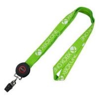 China Custom Logo Printed Polyester Lanyard 900mm Metal Hook Safety Neck Straps for sale
