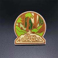 China Custom Embroidered Patch Iron On Sew On 100 Pcs MOQ Cotton Polyester for Garments for sale