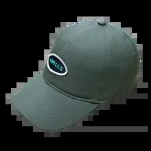 China AWELLS High Profile Embroidered Logo Baseball Cap 6 Eyelets Cotton Sweatband Adjustable Strap Black for sale
