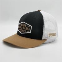 China AWELLS Pre-Curved Brim Embroidered Logo Hat High Profile Crown Cotton Baseball Cap 6 Eyelets for sale