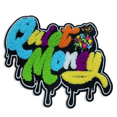 China Washable Chenille Letters And Patches With Customized Features for sale