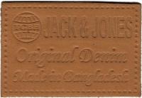 China Custom Embossed PU Leather Labels Sew On Adhesive Iron On Logo Patch 7-15 Days Lead Time for sale