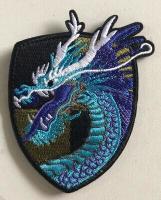 China Custom Iron On Embroidery Patch 100pcs Merrowed Border Embroidered Applique for Garment Bags Hats for sale