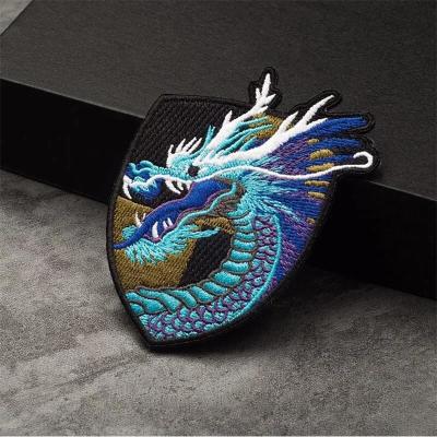 China Custom Iron On Embroidery Patch 100pcs Merrowed Border Embroidered Applique for Garment Bags Hats for sale
