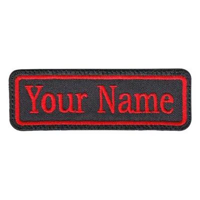 China Custom Embroidered Patch with Iron On Backing MOQ 100 Pieces for Clothing Jeans for sale