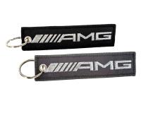 China Embroidered Keychain 130x30mm Cotton Handmade Custom Logo Aviation Gift for sale