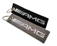 China Embroidered Keychain 130x30mm Cotton Handmade Custom Logo Aviation Gift for sale