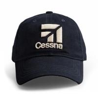 China AWELLS CAP001 Embroidered Logo Hat Black Cotton High Profile Curved Visor Adjustable Strap for sale