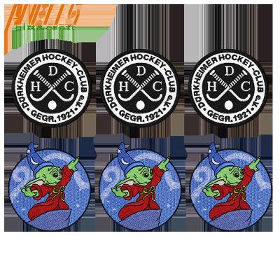 China Custom Glitter Iron On Embroidery Patches 100pcs per Bag for Clothing Hats Bags for sale