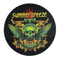 China Custom Woven Garment Patch Laser Cut Edge With Unique Custom Design for sale