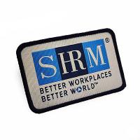 China Custom Woven Patches with Laser Cut Border Iron On Backing for Clothing Bags Hats for sale