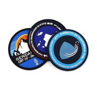 China Customized Eco Friendly PVC Morale Patch 4mm Thick Iron On Velcro Adhesive for sale