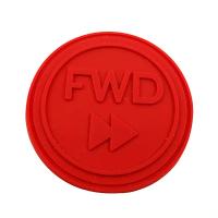 China Custom Fire Department PVC Hat Patches 4mm Thick Adhesive Backing Vibrant Colors for sale