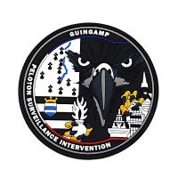 China Custom Fire Department PVC Hat Patches 4mm Thick Adhesive Backing Vibrant Colors for sale