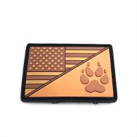 China Custom Waterproof PVC Morale Patch 4mm Thick Eco Friendly Design for sale