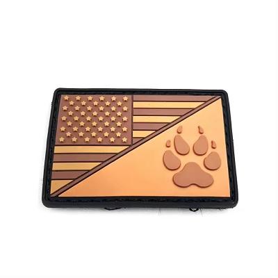 China Custom Waterproof PVC Morale Patch 4mm Thick Eco Friendly Design for sale